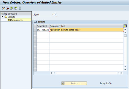 How to log events in ABAP using application log with additional (CONTEXT) fields | Spider's web